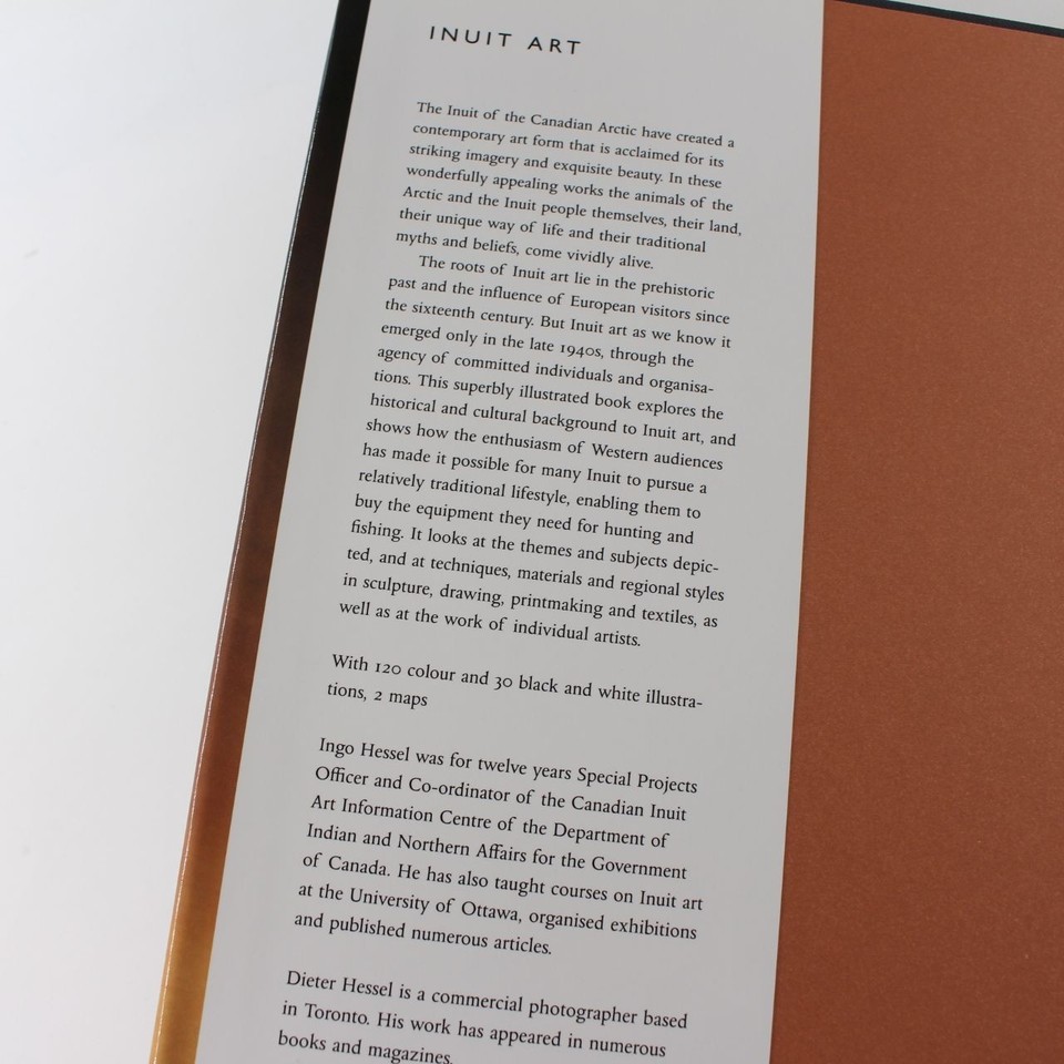 Inuit Art: An Introduction book by Ingo Hessel, Dieter Hessel | eBay