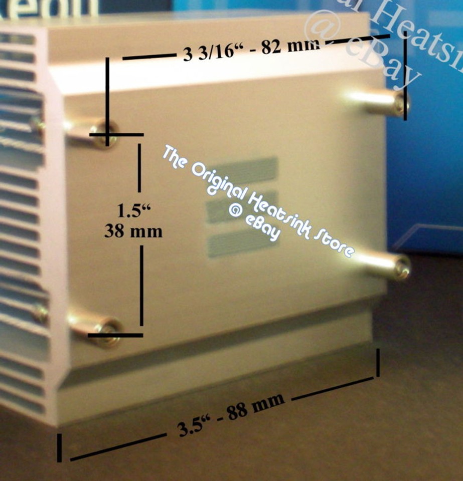 Intel Xeon CPU Cooler Heatsink & Fan for Quad Core 54XX CPU Socket J ...