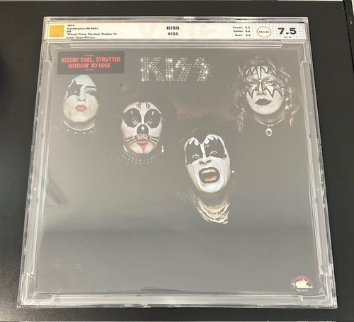 KISS - S/T Debut Album - 1st Revised Tracklist w/ Hype Sticker -SEALED ...