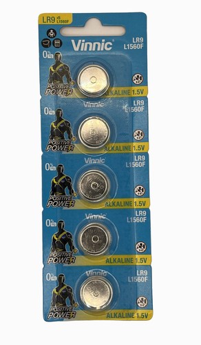 5pcs Vinnic L1560 A625PX PX625A LR9 photo battery Alkaline - Expire 12/ ...