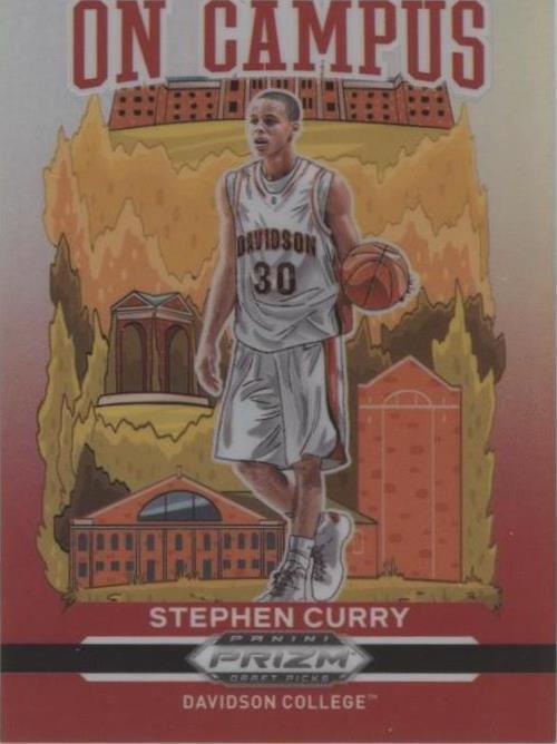 2021-22 Panini Prizm Draft Picks - On Campus Stephen Curry #14 for sale ...
