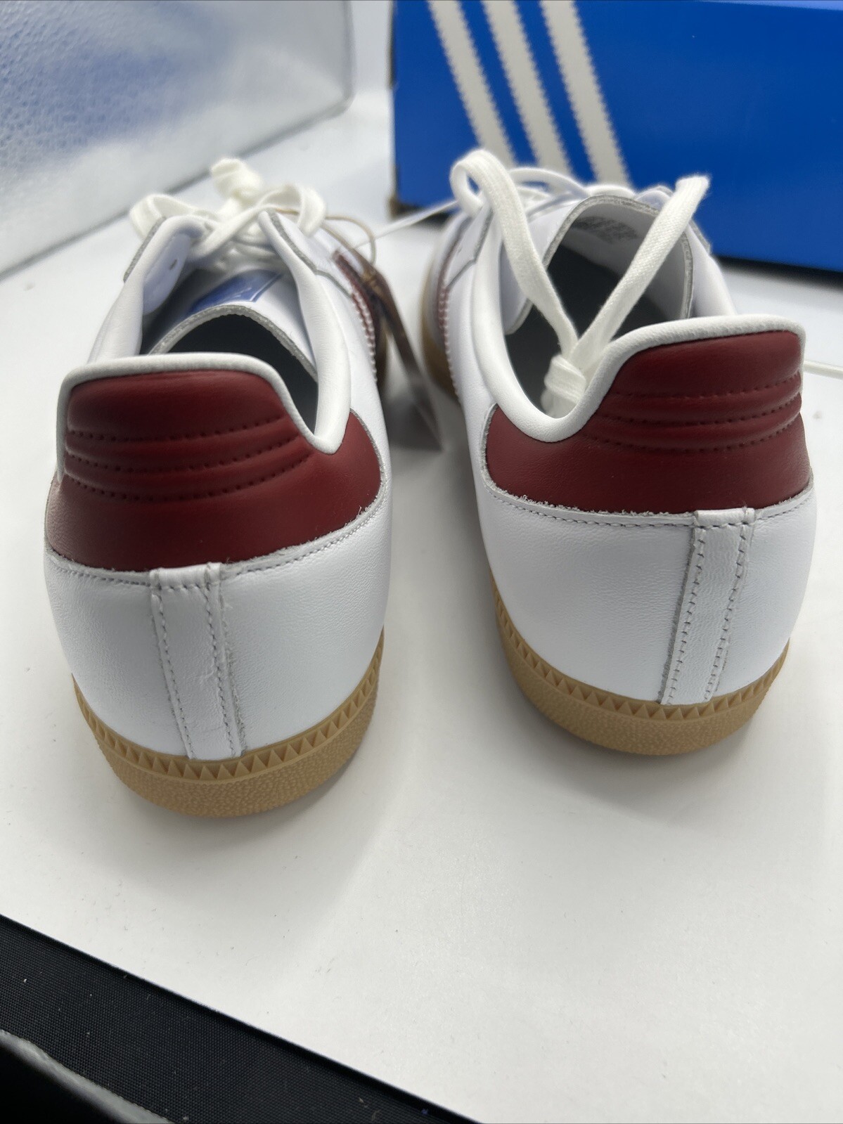 Adidas Men's Samba OG Sizes 12 White Burgundy Gum |IF3813| | eBay