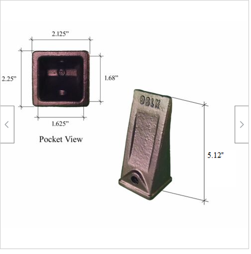 10 Pack X156 L Long Teeth with ROLL PINS for Digging Buckets | eBay