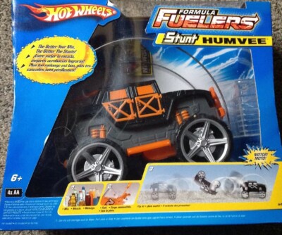 NIB*2004 HOT WHEELS Formula FUELERS Racers Stunt Black/Orange Humvee ...