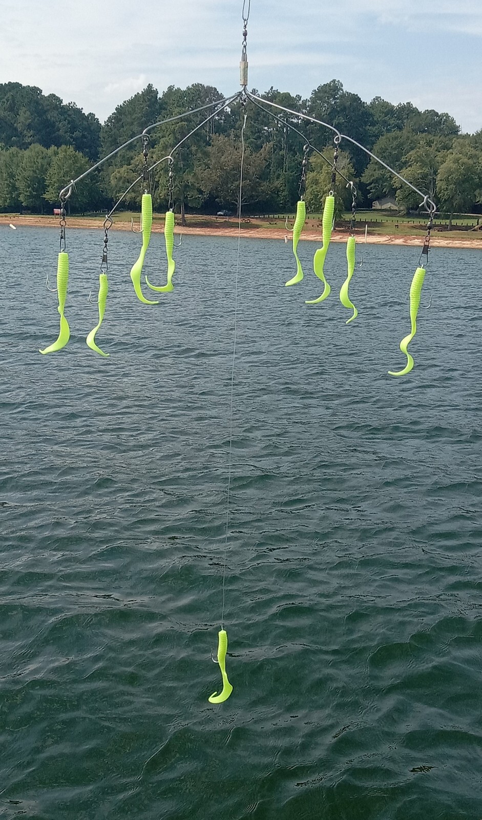 Striper Umbrella Rigs Trolling only. Yellow Sand eels. Inlet and ocean ...