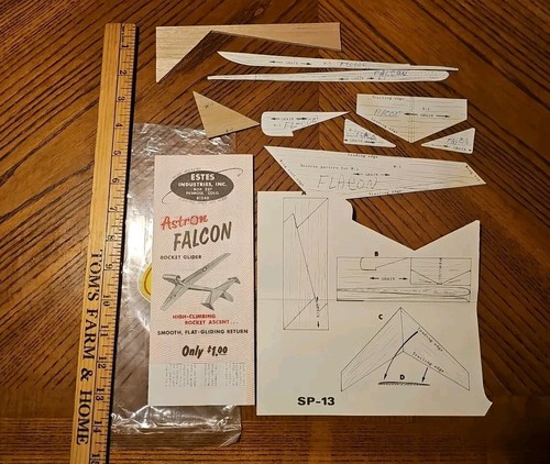Estes ASTRON FALCON model rocket kit | eBay