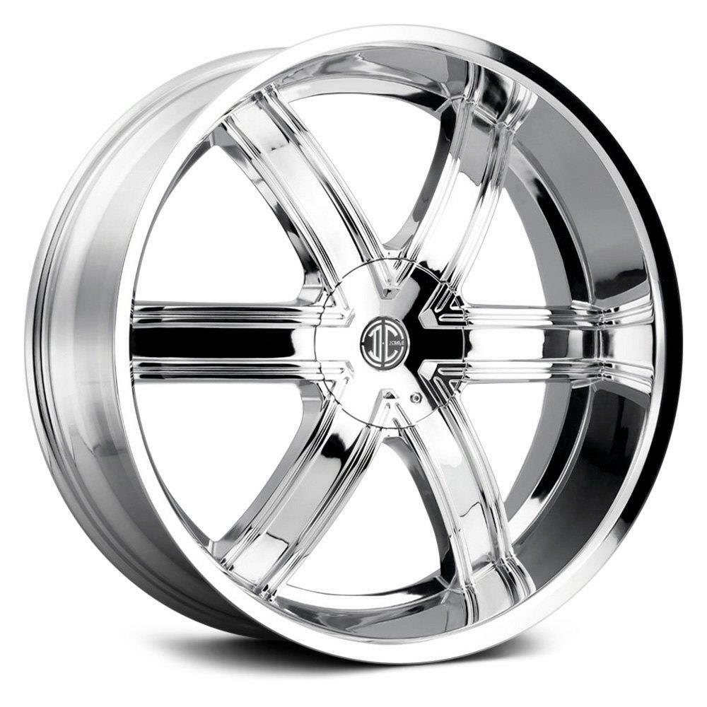 26 inch 26x10 2CRAVE BK No44 Chrome wheels rims 6x120 +15 | eBay