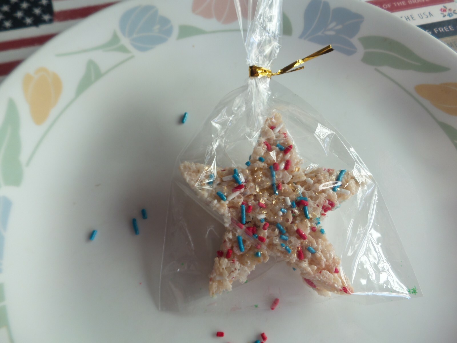 20 Patriotic Star Shaped Rice Krispies Treats*Perfect for celebration ...