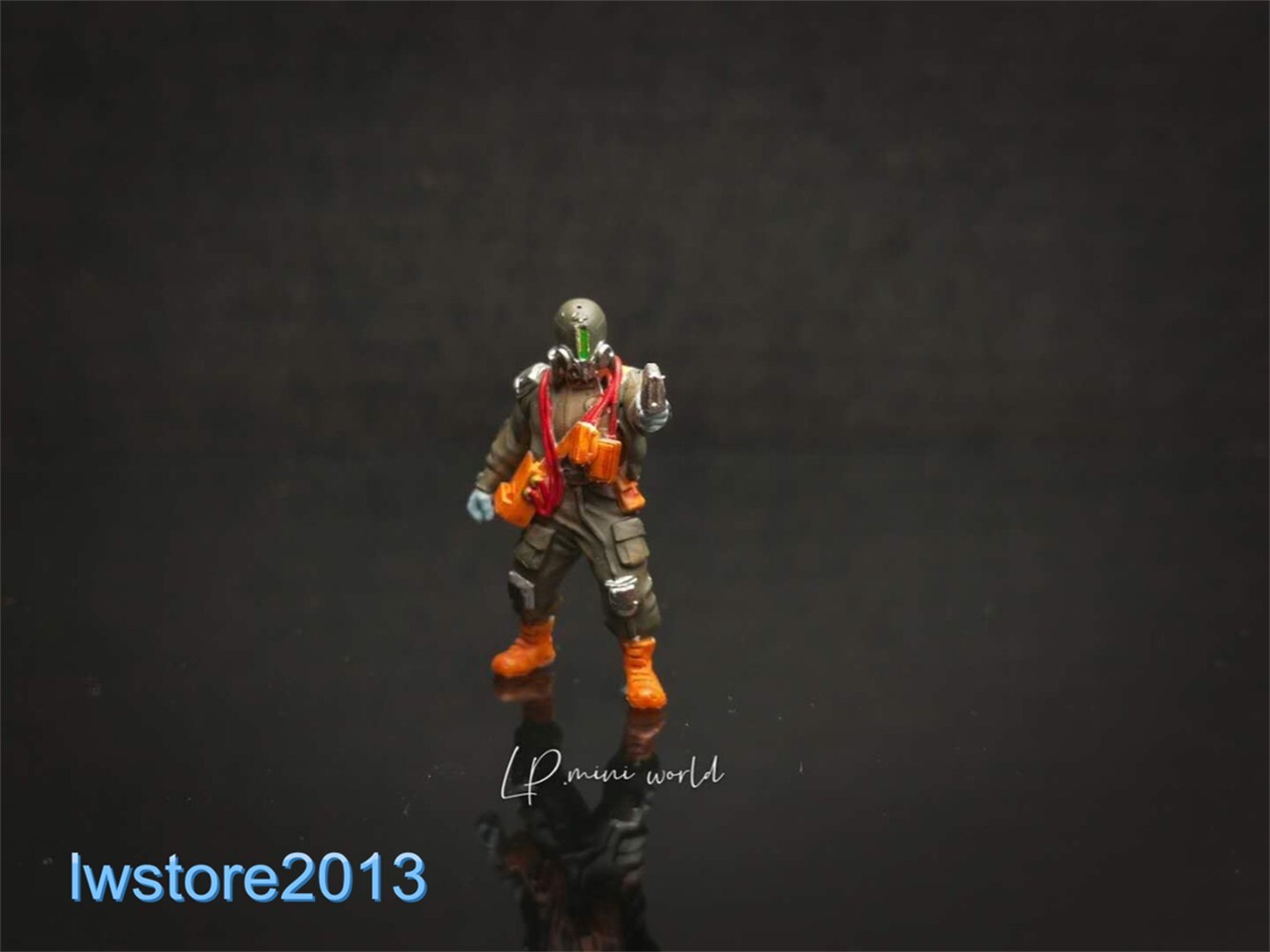 1/64 Ion Warrior Man Scene Props Miniatures Figures Model For Cars ...