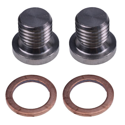 2X Oil Drain Plug 7052306 5812232 For Polaris Ranger RZR 570 700 800 ...