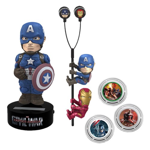 Captain America 3 Civil War Limited Edition Gift Set 6" tall Solar ...