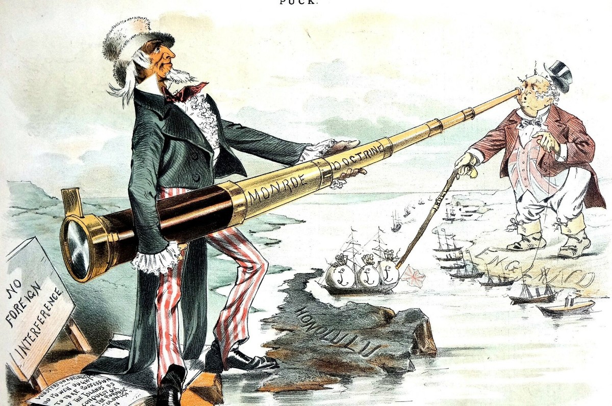 Uncle Sam Political Cartoon Monroe Doctrine Uncle Sam | History,