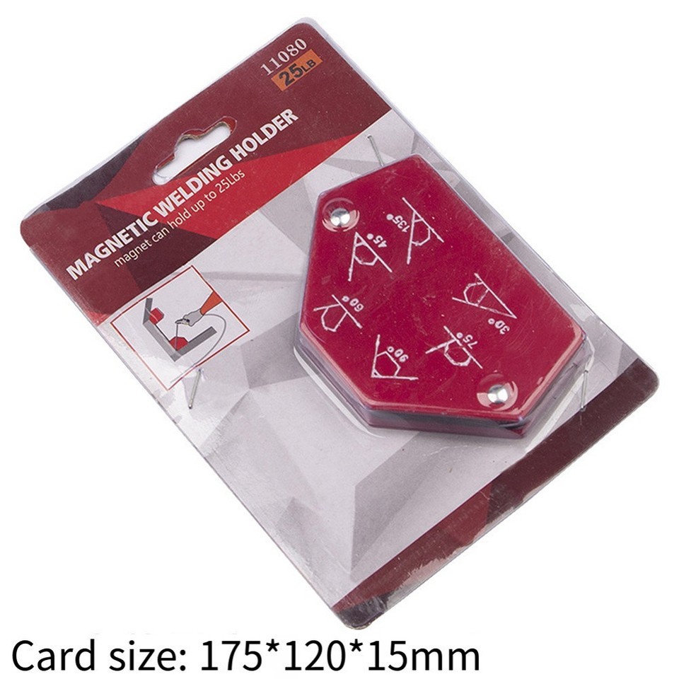 Steel Magnetic Welding Holder Fixed Angle Hexagon Design 25Lbs Capacity ...