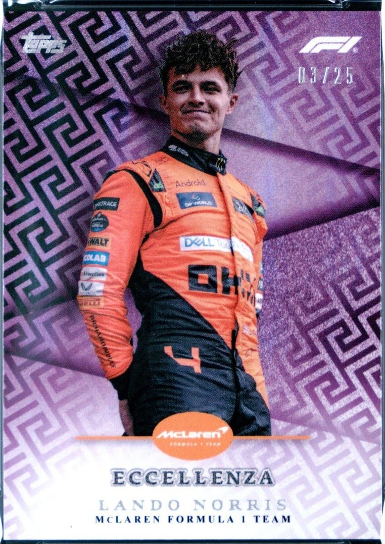 2024 Topps Eccellenza Formula 1 - Lando Norris Purple /25 for sale ...