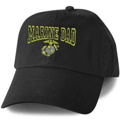 MARINE CORPS DAD EAGLE GLOBE AND ANCHOR EMBROIDERED HAT CAP | eBay