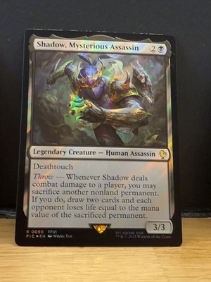 Mtg FIC Final Fantasy — Shadow, Mysterious Assassin —NM SURGE FOIL | eBay