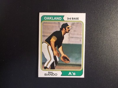 1974 Topps Baseball Sal Bando Card # 103 | eBay