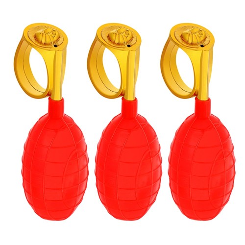 3 Pcs Whole Person Water Spray Ring April Fools' Day Pranks Red Toys | eBay