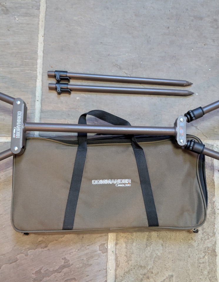 Prologic Commander Rod Pod 3 Rod Set Up | eBay UK