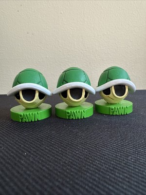 Super Mario Brother 3 Turtle Shell Pawns Replacement Part Chess | eBay