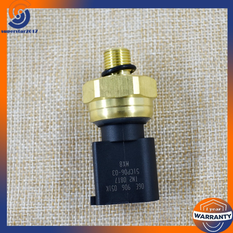Fuel Pressure Sensor 06E906051K for Audi A4 A6 Volkswagen Jetta Passat ...