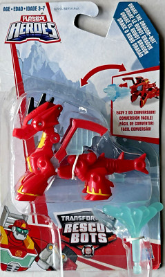 Transformers Playskool Heroes Rescue Bots Drake The Dragon-Bot Mini ...