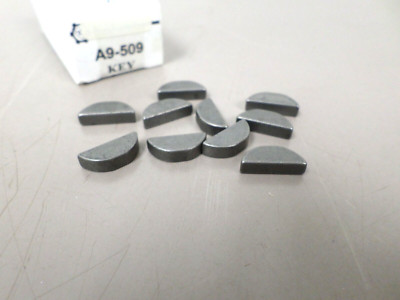 Box of 10 - CE Niehoff & Co. A9-509 Rotor Shaft Keys # 9 Woodruff Half ...
