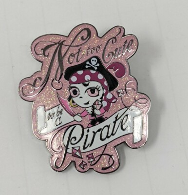 Disney Pin Not Too Cute To Be A Pirate Glitter Princess 2008 | eBay
