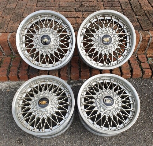 JDM WORK Ewing mesh 15" rims wheels for ae86 mesh ta22 datsun ta23 gc10 ...