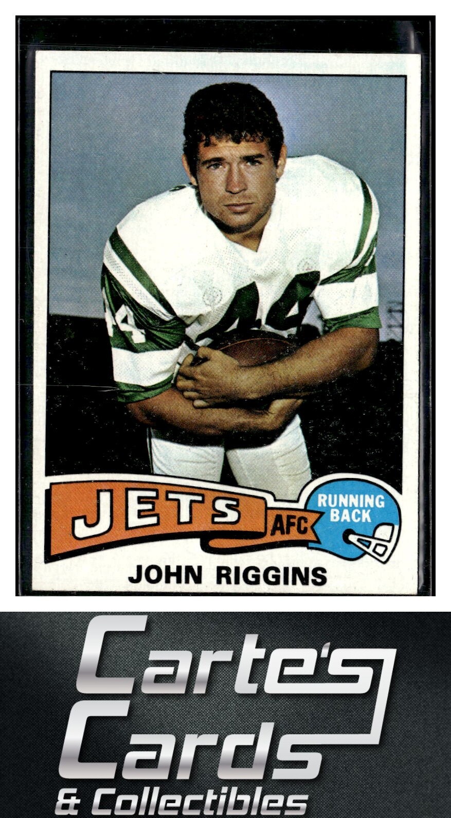 John Riggins 1975 Topps #313 New York Jets Hall of Fame | eBay