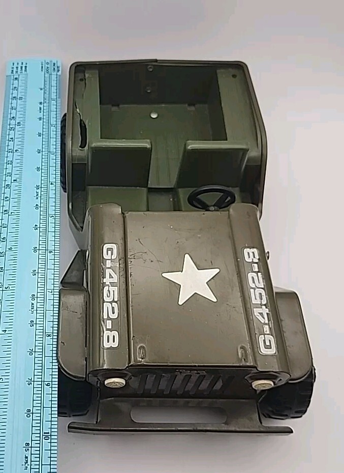 VINTAGE TONKA G452-8 Army Military truck Jeep, pressed steel Toy ...