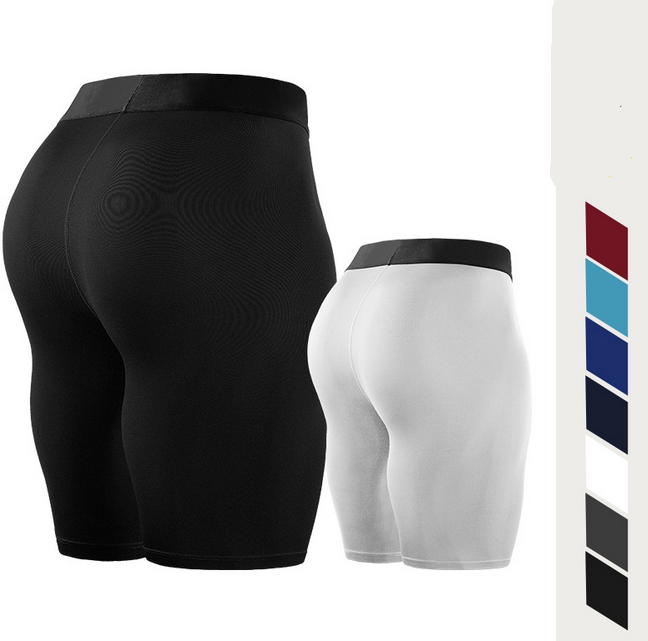 Mens Compression Boxer Shorts Sport Briefs Skin Tight Fit Gym Running ...