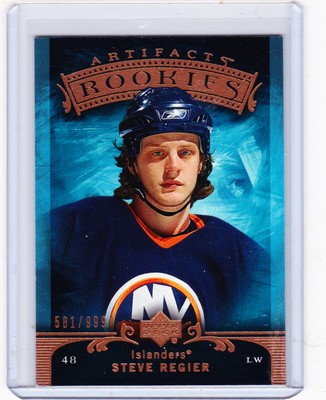 06-07 2006-07 ARTIFACTS STEVE REGIER ROOKIE RC /999 211 NEW YORK ...