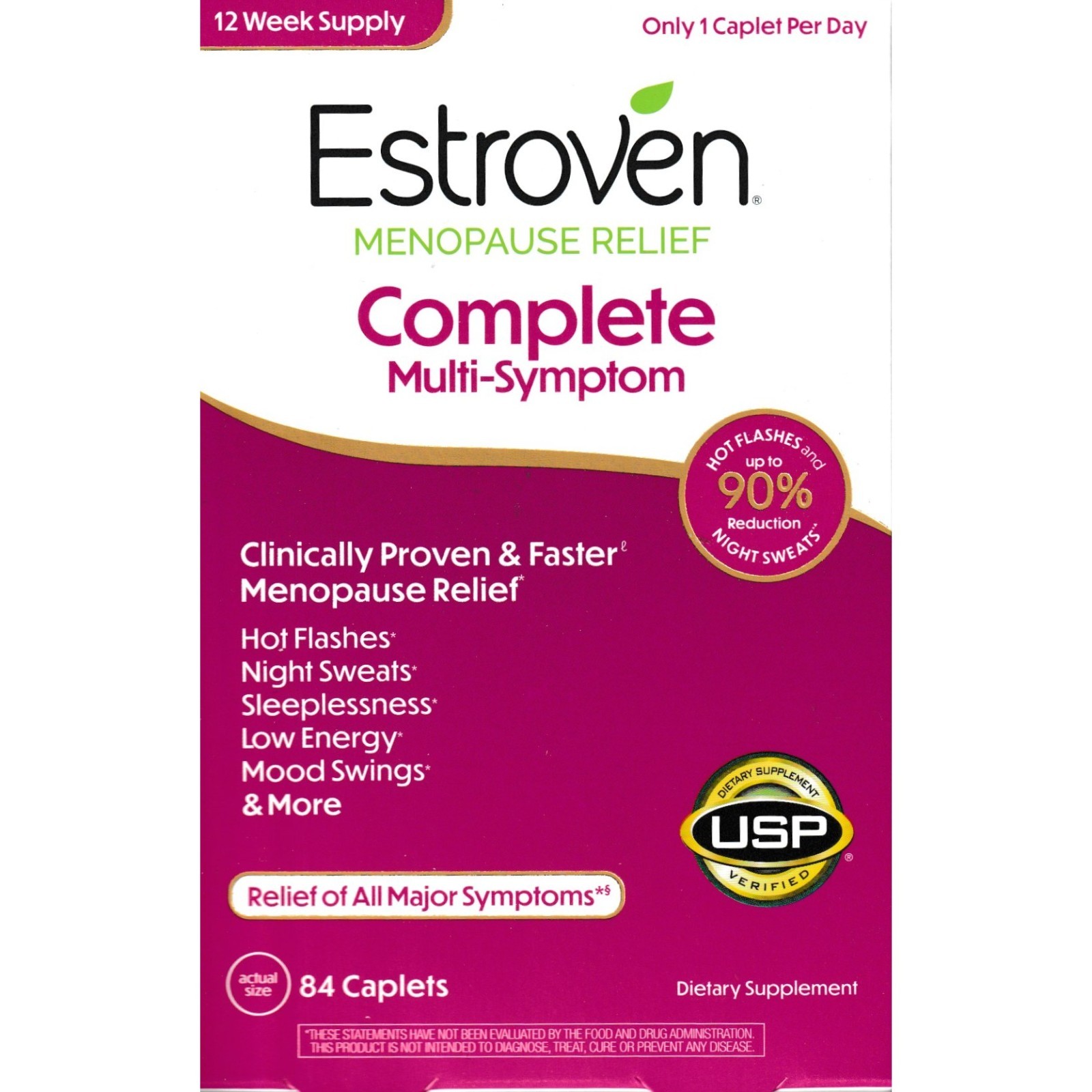 Estroven Multi-Symptom Menopause Relief, 84 Caplets | eBay
