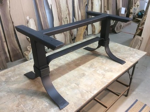 28 Inch Tall Steel Dining Table Base/Metal Table Legs/Solid Dining ...