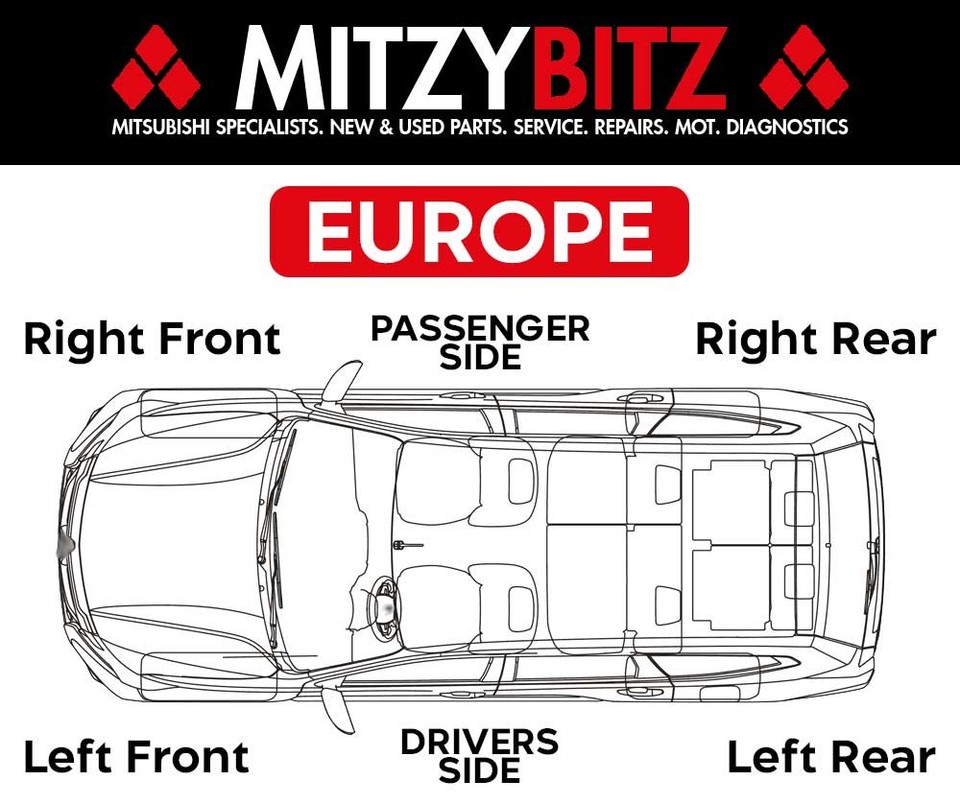 Door Handle Front Left for Mitsubishi L200 KB4T Series 4 2.5 DiD | eBay