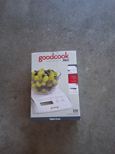 Good Cook Precision Digital Kitchen Scale -11lb Capacity 12809 New Open ...
