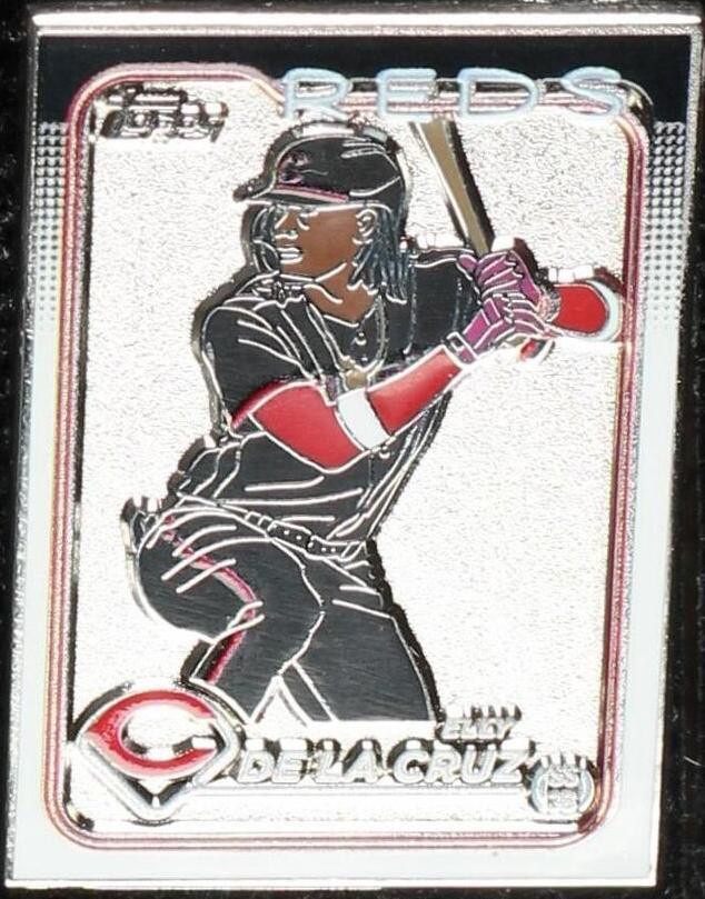 2024 Topps Series 1 - Super Box Enamel Trading Pins Elly De La Cruz #3 ...