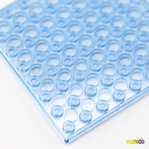 Genuine LEGO Trans-Blue 8x8 Plate Transparent 42534 41539 Flat Base ...