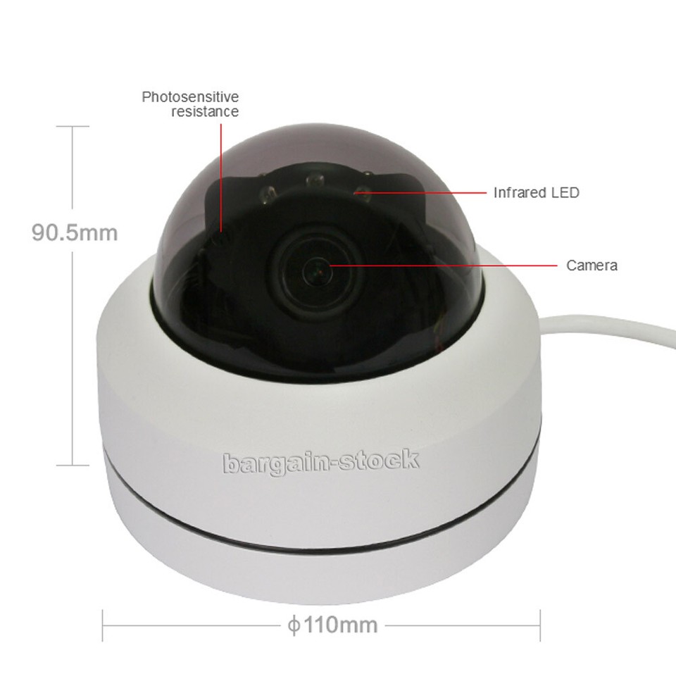 AHD 1080P 5X Zoom PTZ Speed Dome Camera 2MP AHD IR Night CCTV Security ...