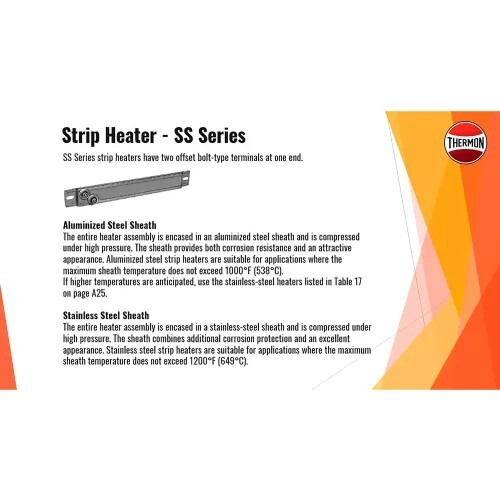 NEW! SS Component Strip Heater, 240V, 150W, 6"L!! | eBay