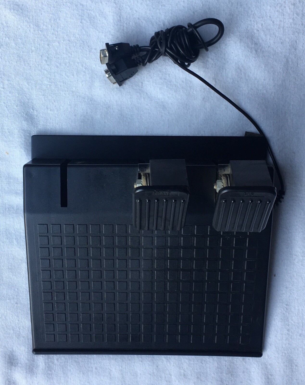 Vintage TM Thrustmaster Formula T2 Steering Wheel and Pedals Racing ...