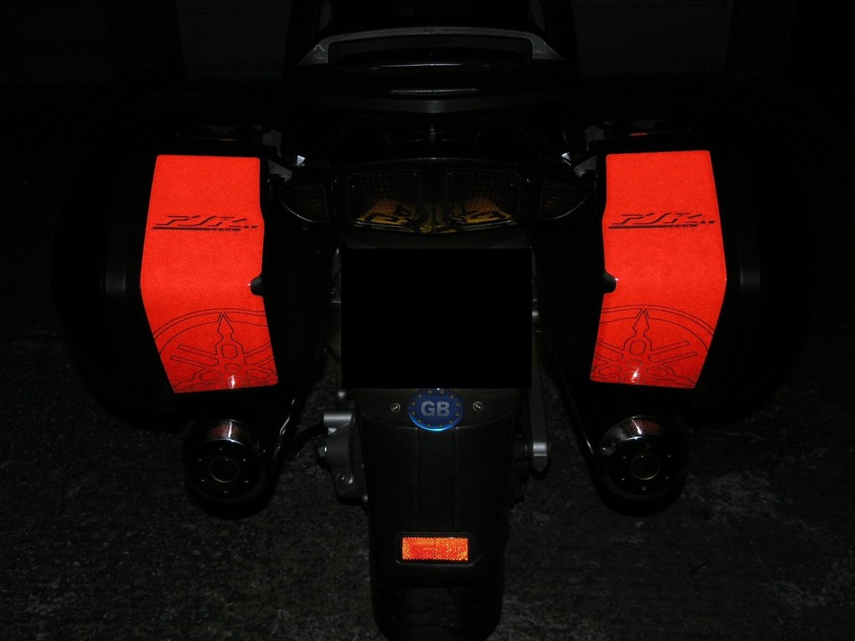Yamaha FJR 1300 Reflective Rear Bag Decals | eBay