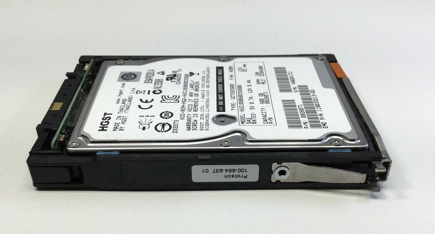 LOT EMC 118033213-02 005050344 100-564-937 HUC109060CSS600 TPU250 600GB ...
