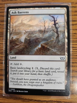 EXACT CARD PICTURED Ash Barrens DSC 0260 MTG Duskmourn Commander Non-F ...