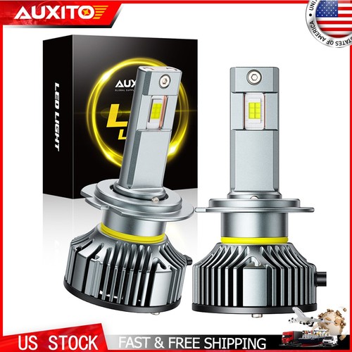 H7 LED Headlight Super Bright Bulbs White 6500K 80000LM High/Low Beam ...