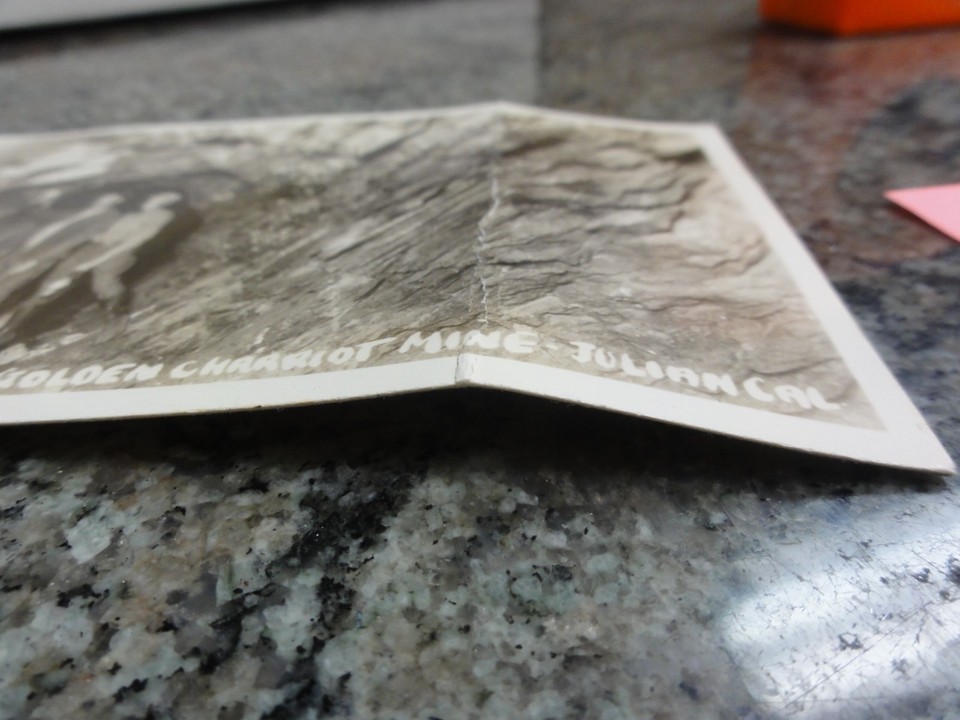 Antique Photo RPPC Golden Charriot Mine Julian California Miners | eBay