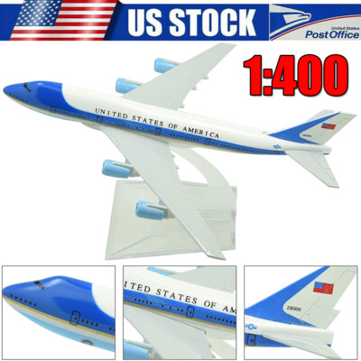 1:400 Scale Air Force 1 Boeing B747 Airplane Model Metal Aircraft ...