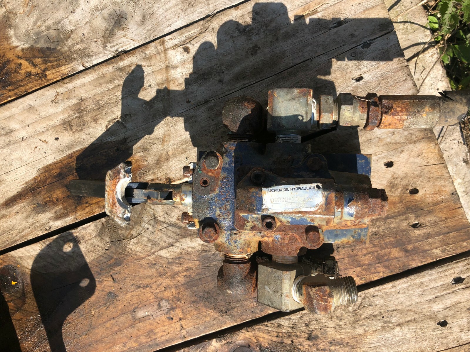 C24 Komatsu PC30 Mini Digger - uchida hydraulics Valve Block Parts ...