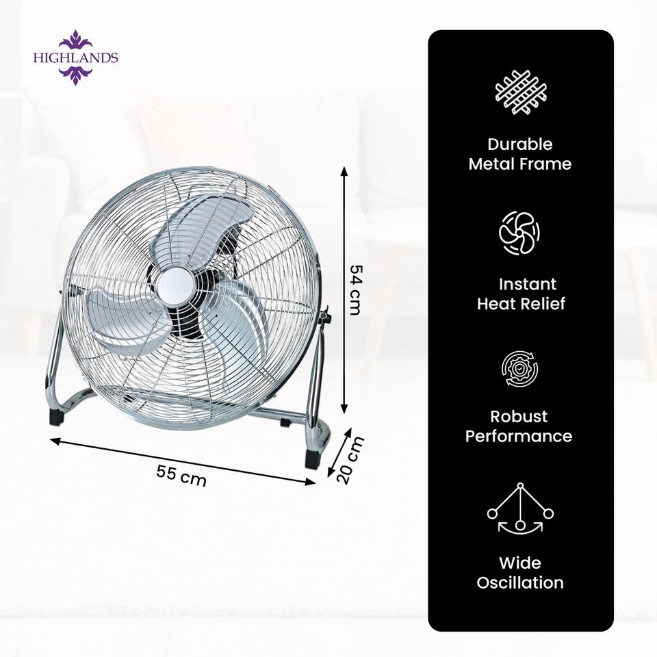 18 Floor Standing Air Circulator Fan, High Velocity Free Standing Fan ...